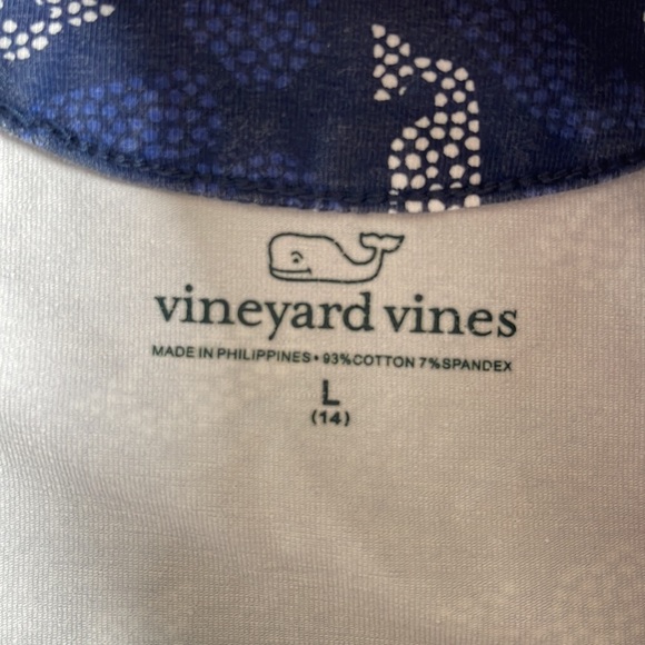 Vineyard Vines | Dresses | Vinyard Vines Stretch Signature Blue Whale ...